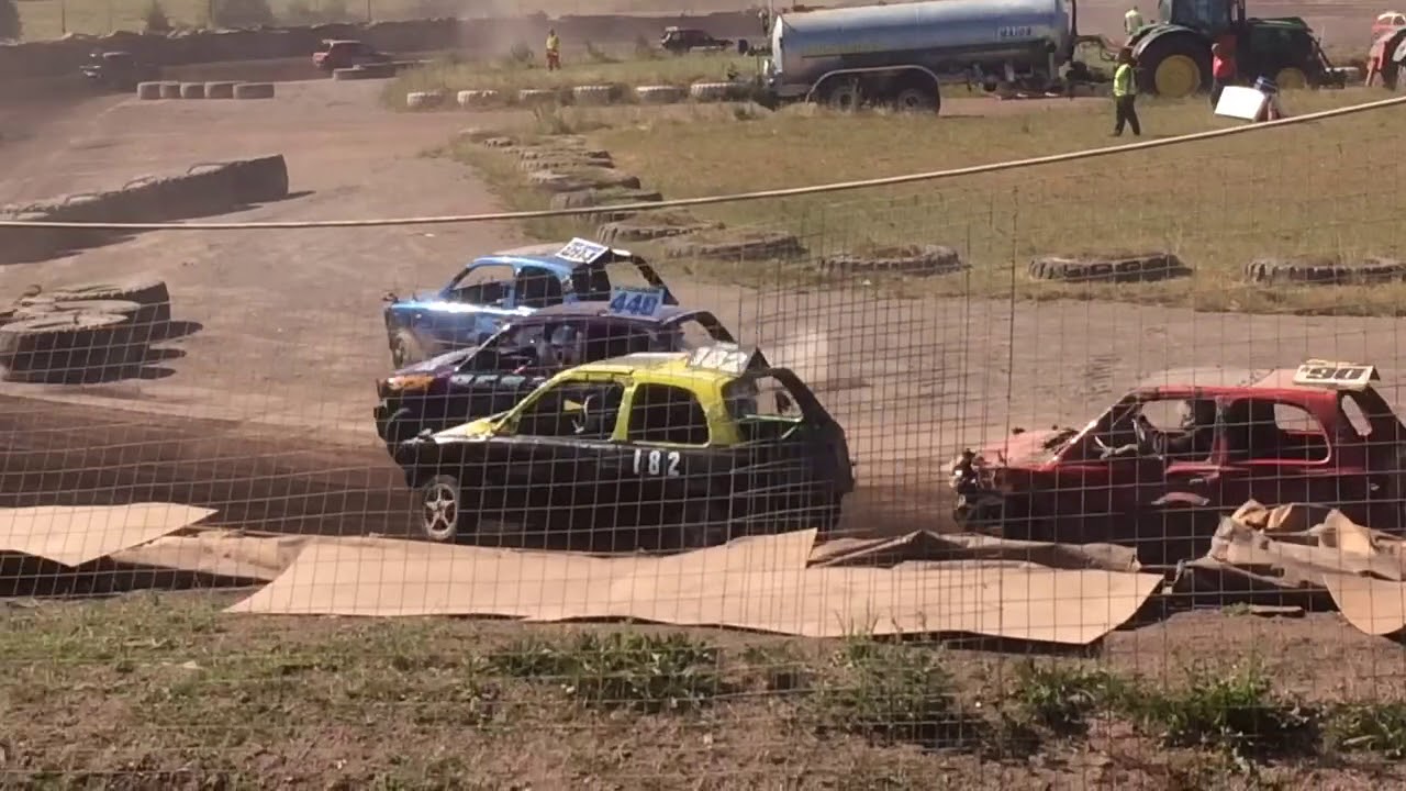 Junior Bangers British Championship 2018! Stoke Raceway 30/06/18. - YouTube