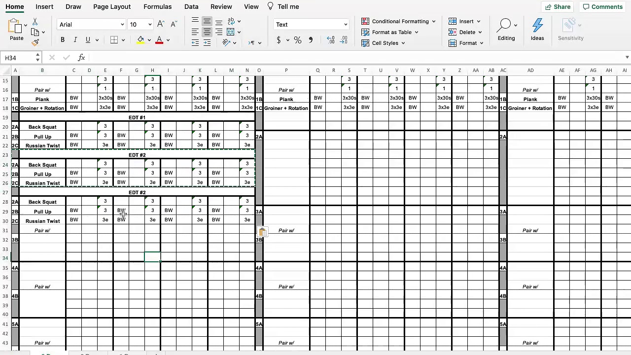 Excel Formatting Tips for Strength Coaches with Coach Hyde - YouTube