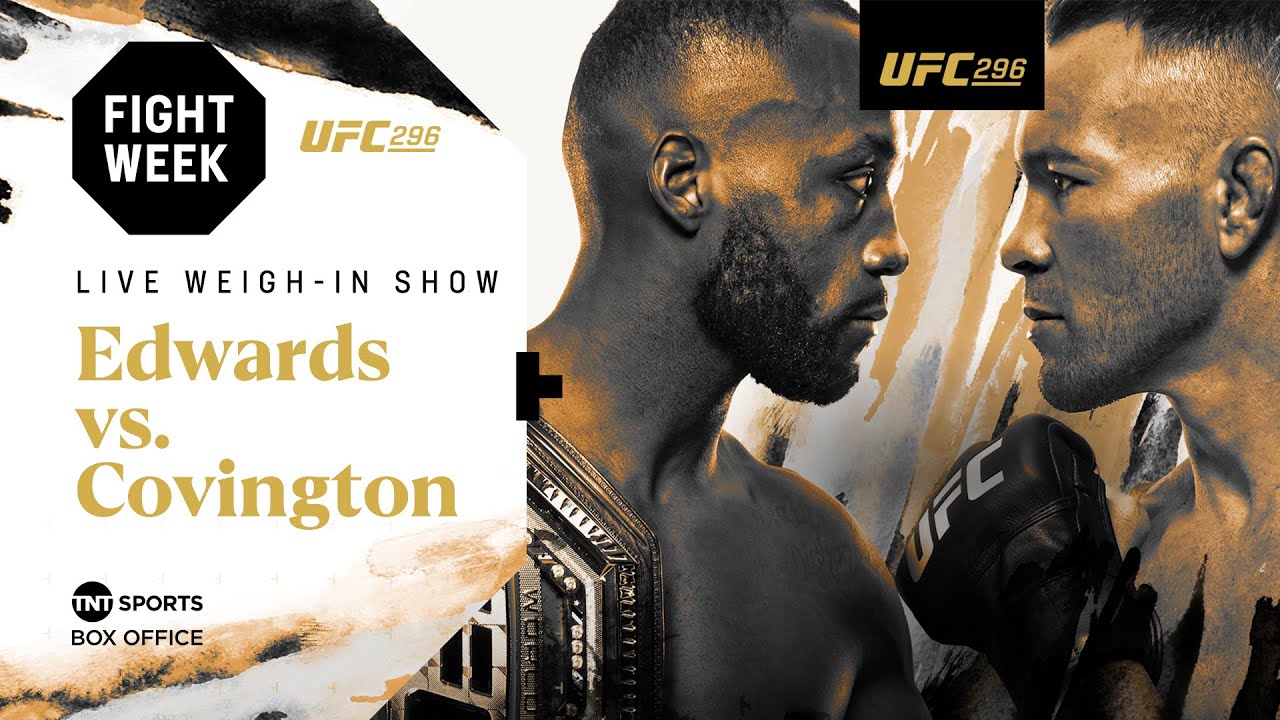 UFC 296 LIVE Weigh-In Show ⚖️ Leon Edwards vs. Colby Covington 🏆 | # ...