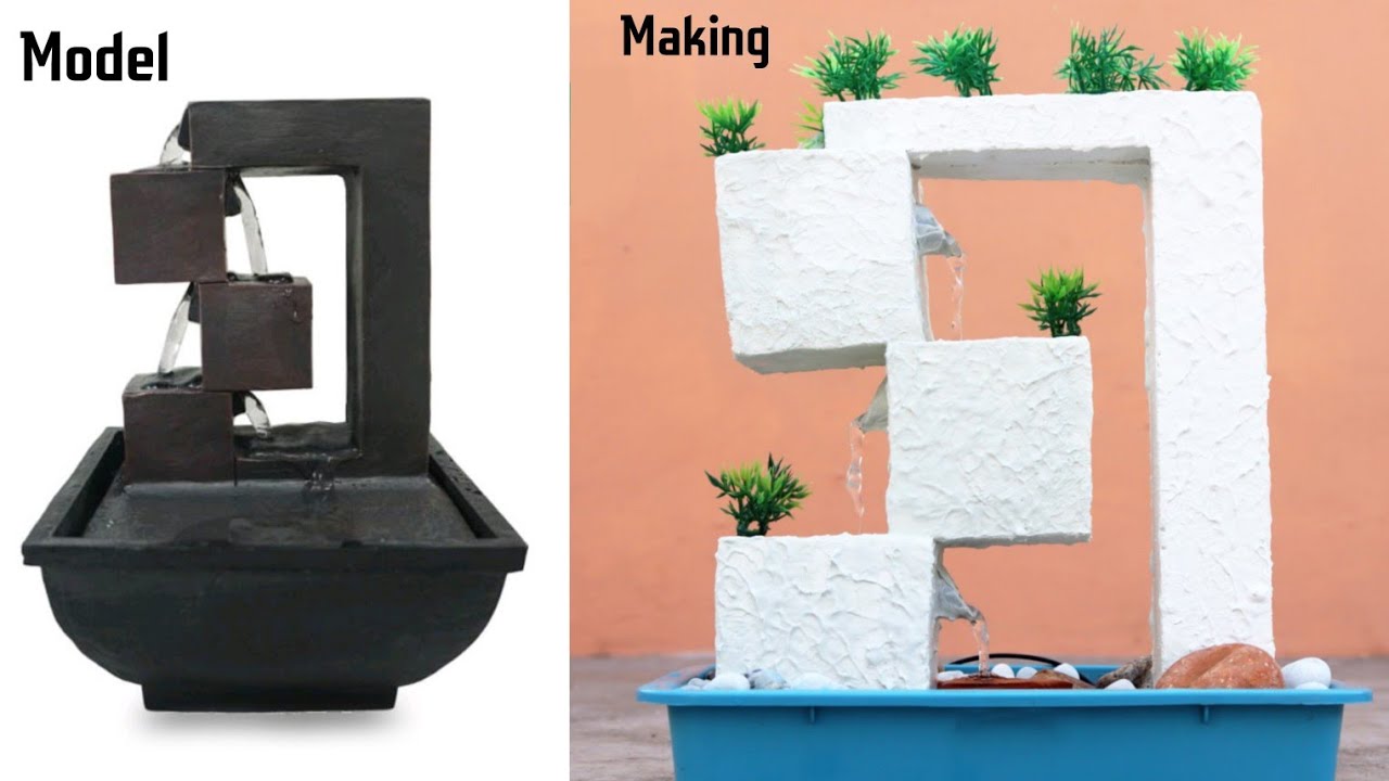 Amazing New Model Simple Waterfalls Water Fountain - YouTube