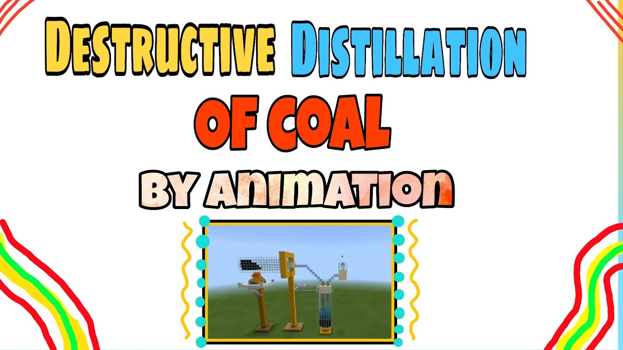 Destructive Distillation of coal by animation - YouTube