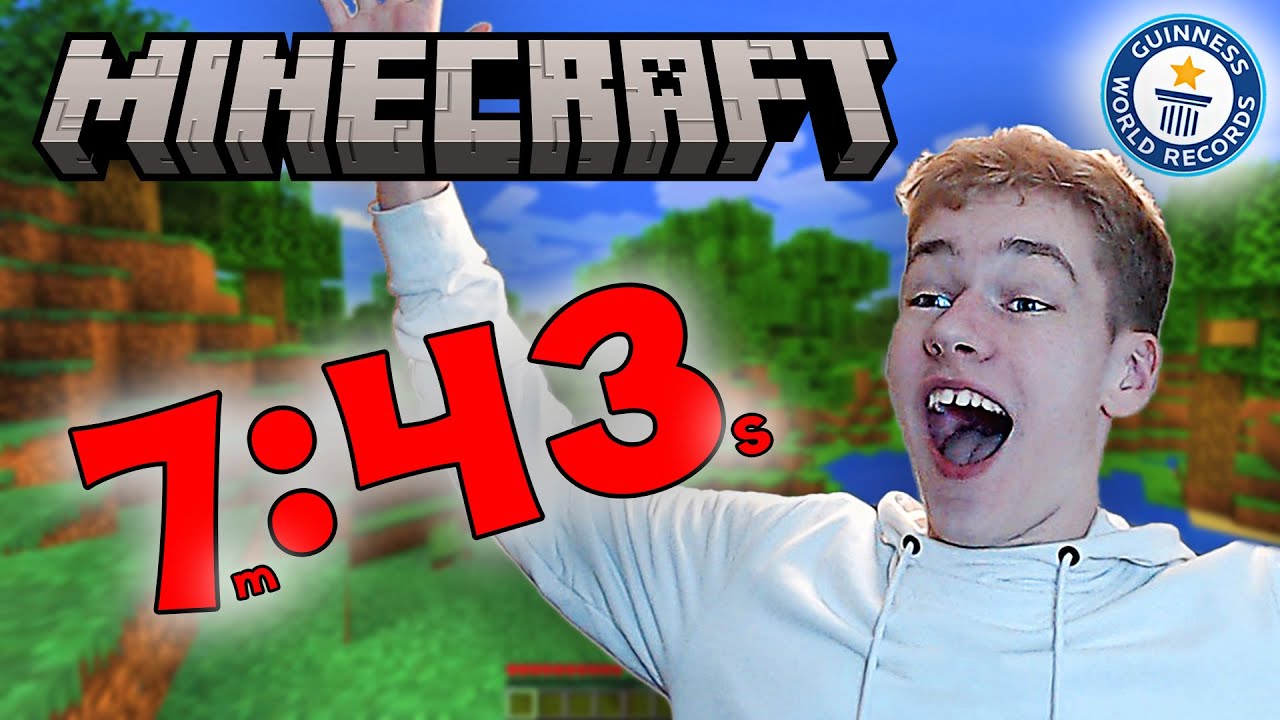 I Achieved A NEW Speedrun World Record In Minecraft! - YouTube