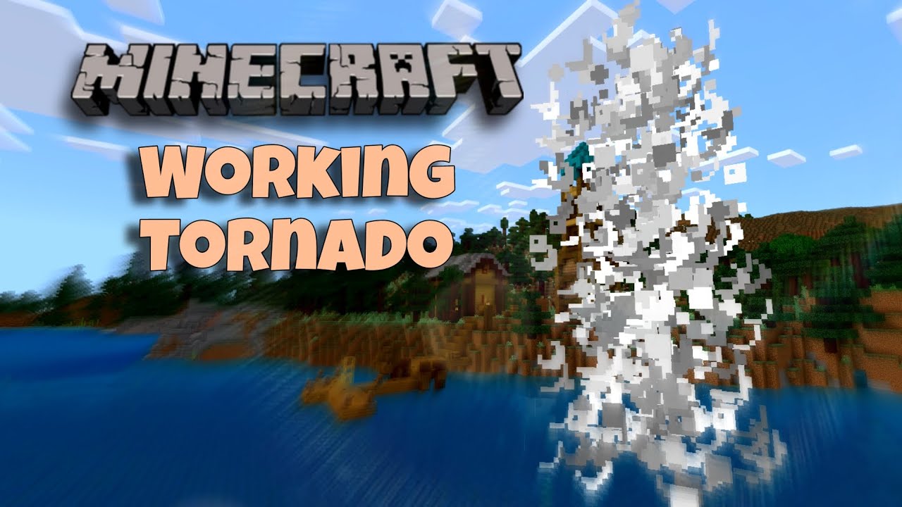 Fully WORKING Tornado In Minecraft - YouTube