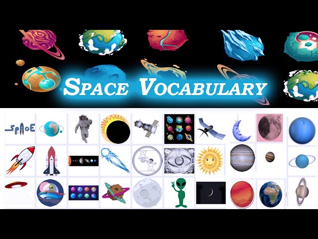 Astronaut Preschool Vocabulary