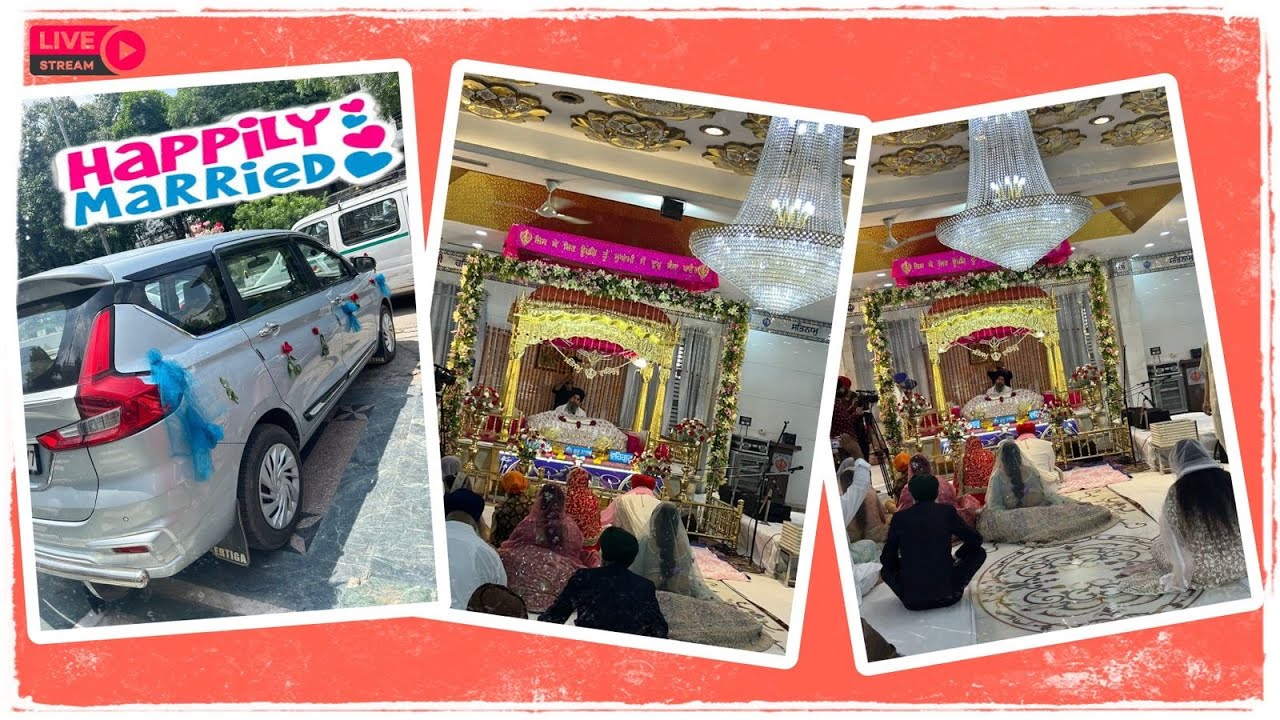 Live Guru Ghar Lavan Phere | Wedding Journey Start Life New Part ...