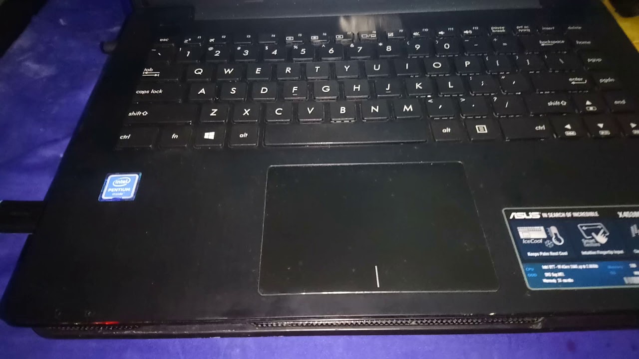 Asus X453M Upgrade and reformat - YouTube
