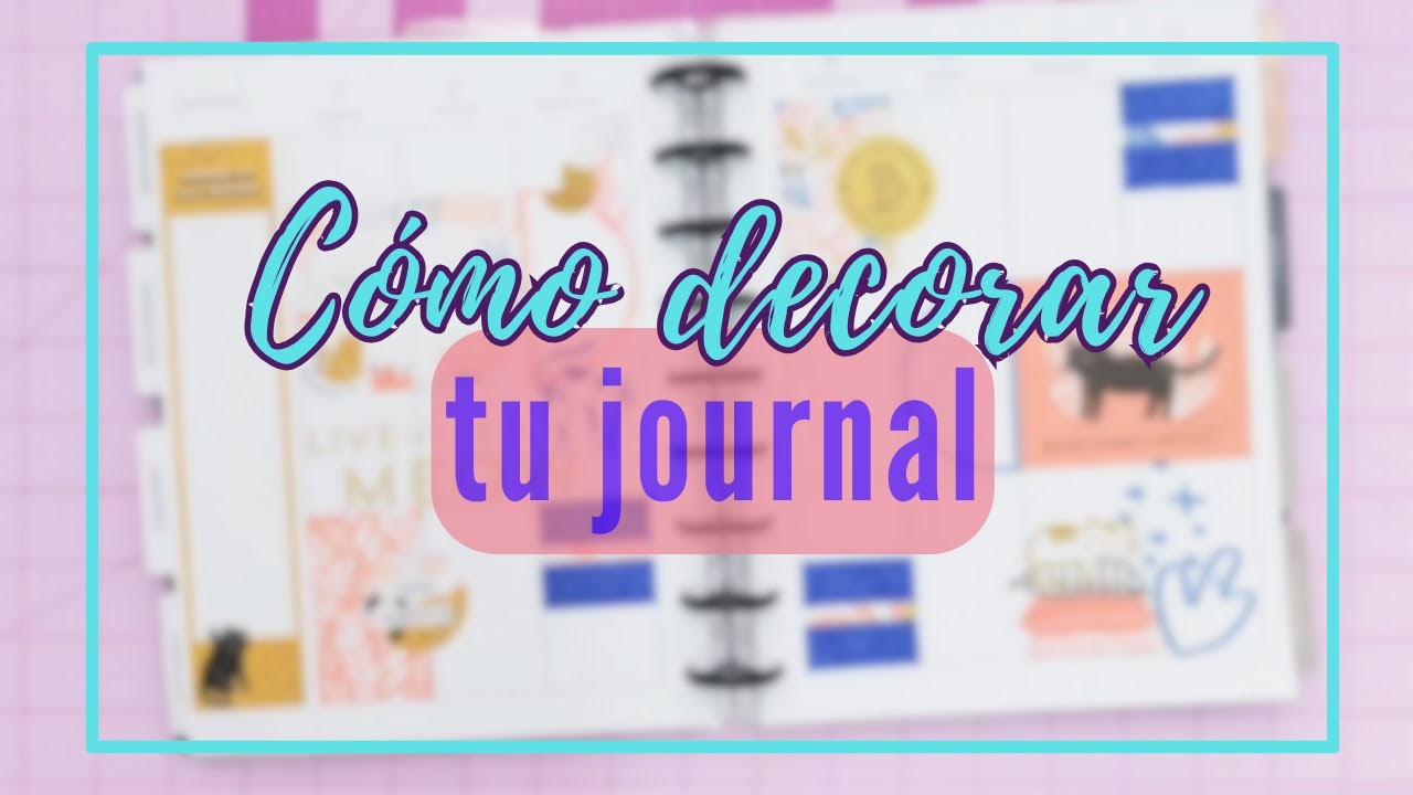 Como decorar tu journal | Enero 1 al 7 | THE HAPPY PLANNER | Gatitos ...
