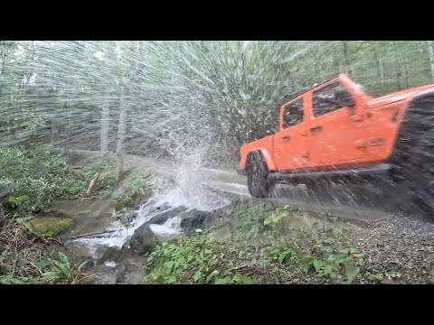 Parson Branch Road - Jeep Trail in Smoky Mountains - YouTube
