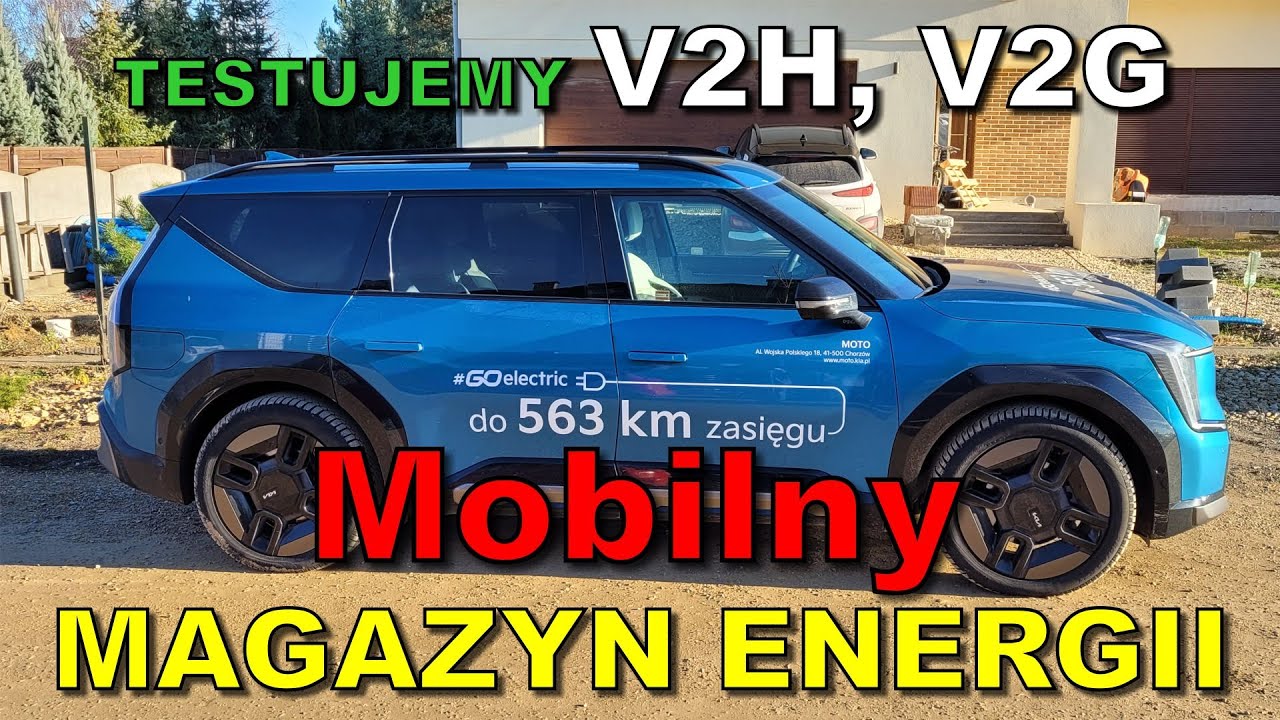 Czy #ev ZASILI CI DOM KIA #ev9 #test V2G, V2H #offgrid #news Zobacz ...