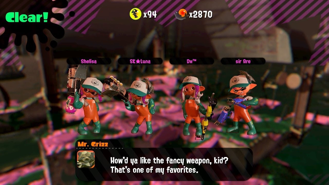 Splatoon 2 - Salmon Run #2 - YouTube