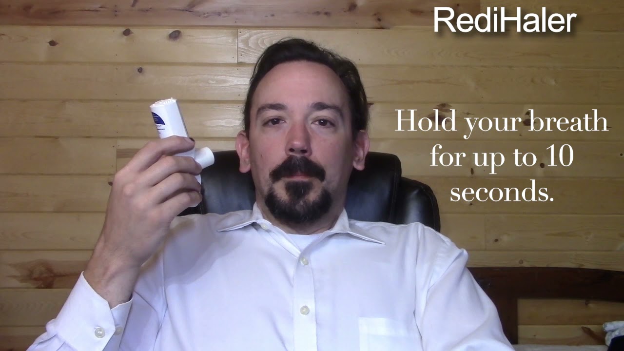 Redihaler Technique - YouTube