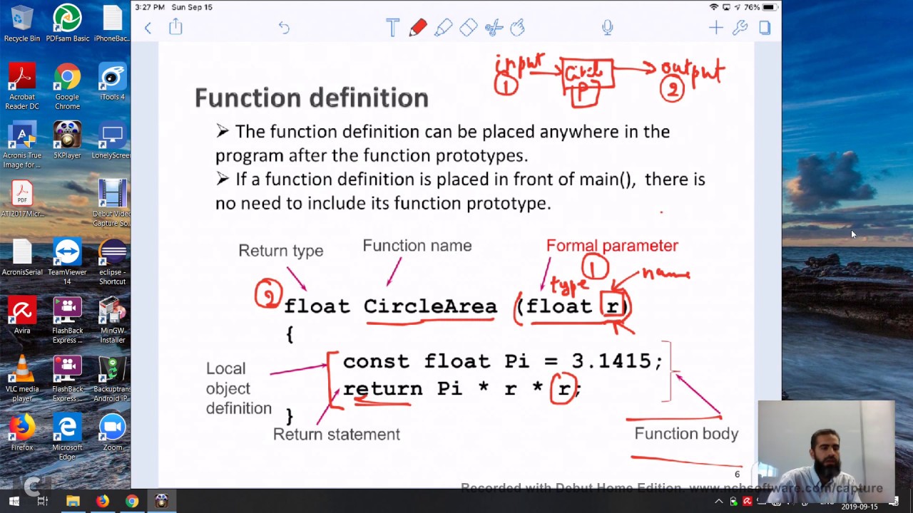 CS112 Lec04 - 2019-09-15 - YouTube
