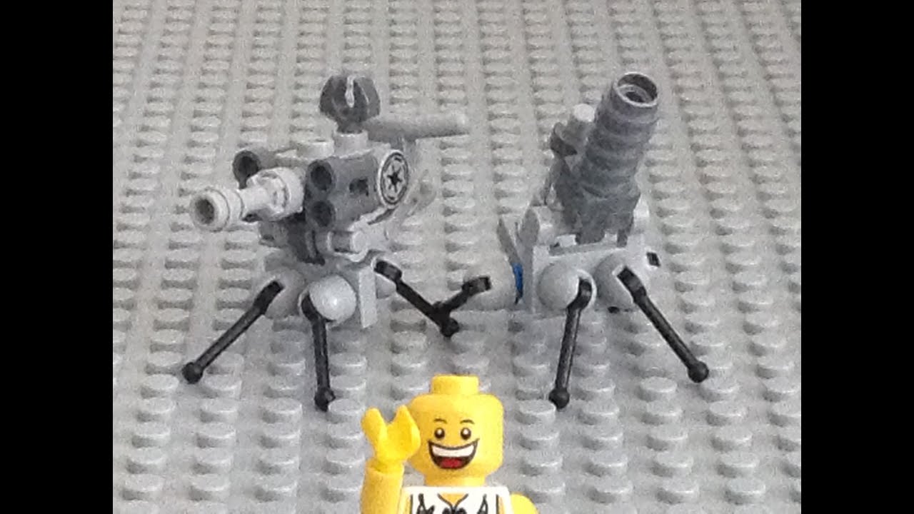 How to build a lego sentry gun and mortar - YouTube