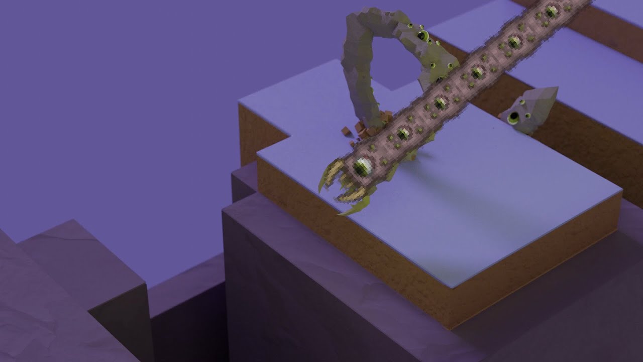 3D Modelling the Eater of Worlds (Terraria Boss) - YouTube