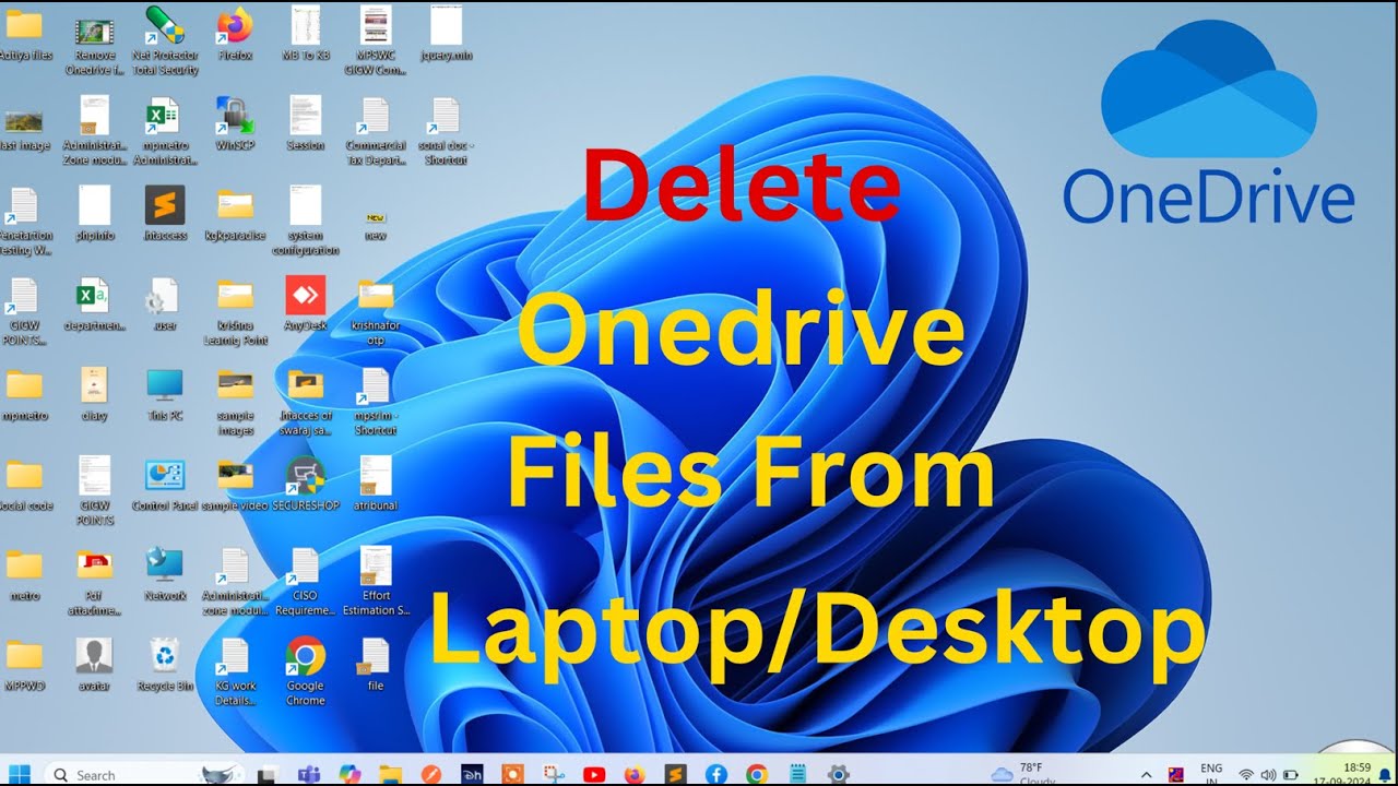 How to Delete One Drive Files From Laptop and Desktop | Delete One ...