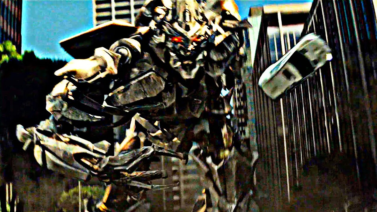 TRANSFORMERS 2007 | Megatron chasing Sam | full HD 4K - YouTube