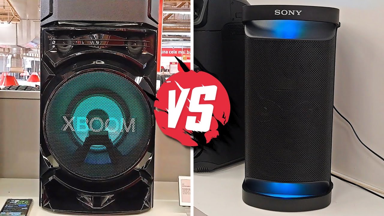 LG XBOOM RN5 Versus SONY SRS XP500 SPEAKER BATTLE EXTREME BASS DEMO ...