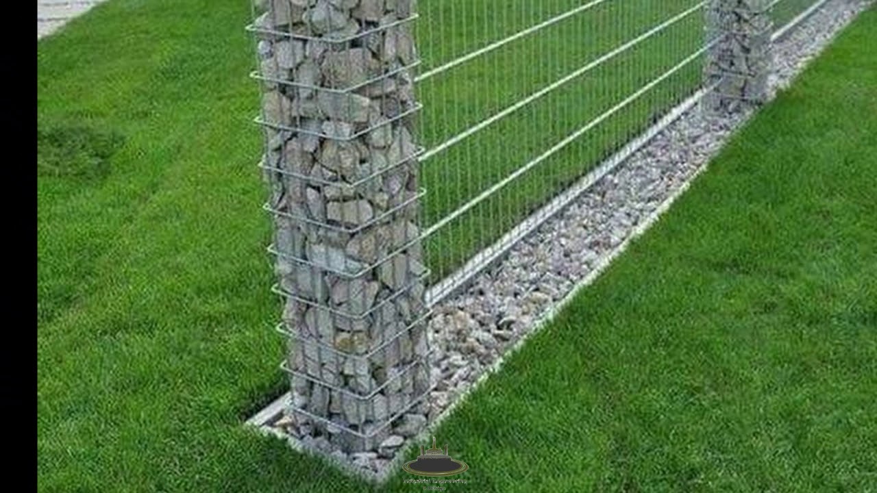 stone wall steel wire ( gabion ) - YouTube