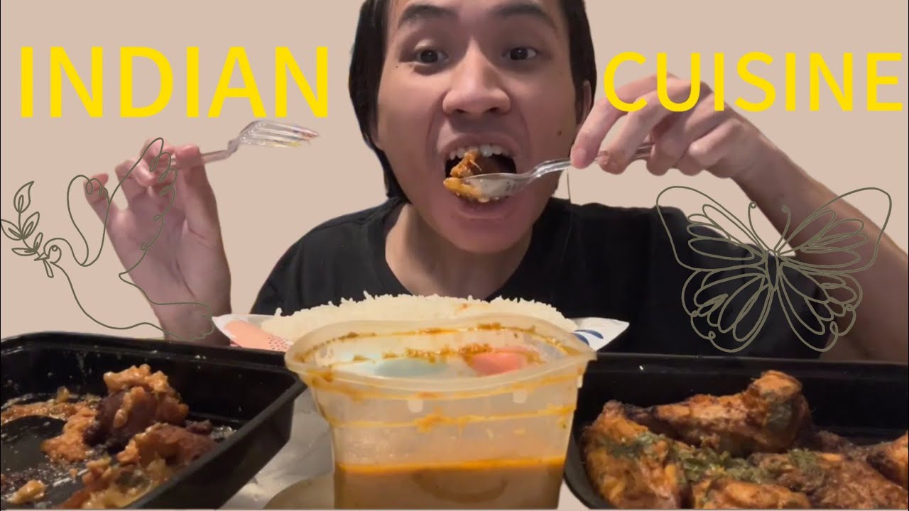 ASMR EATING | WHISPERING SOUNDS: Indian Cuisine; Chewing, Slurping ...