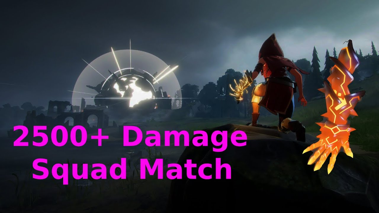 Spellbreak BR Gameplay: Fire Domination (high damage 2500+, high level ...