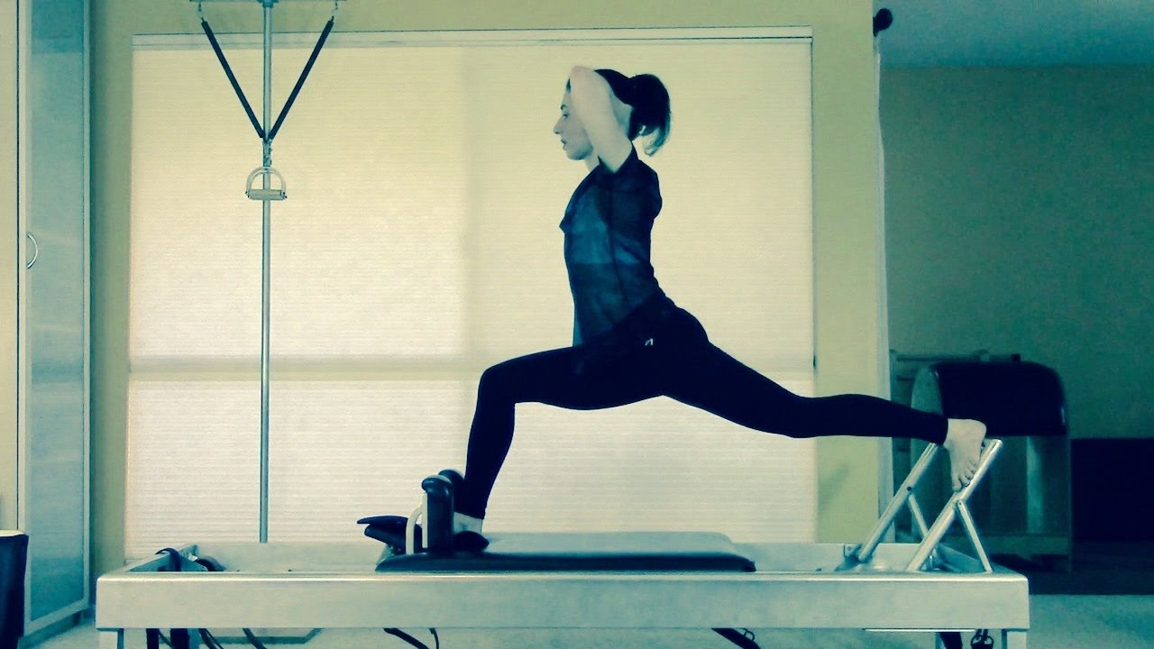 The Pilates System: Russian Splits on the Reformer - YouTube