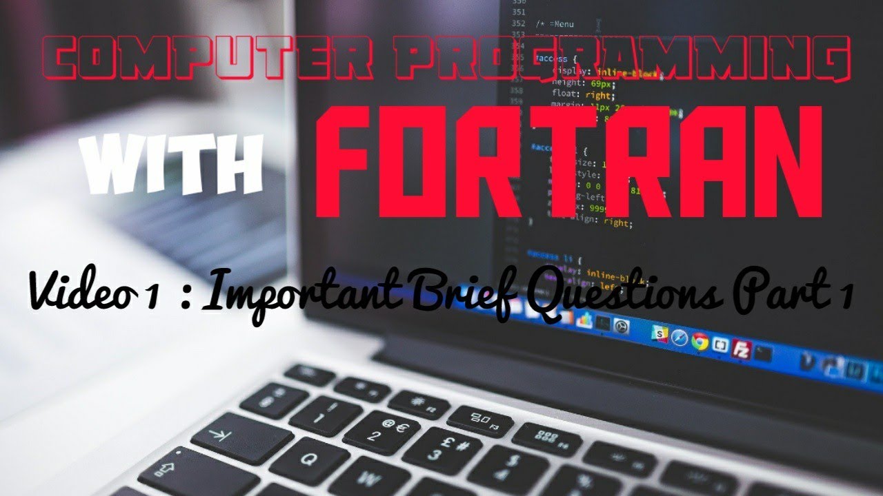 Fortran Programming In Bangla Video 1 Important Brief Questions Part 1 Honours 2nd Year