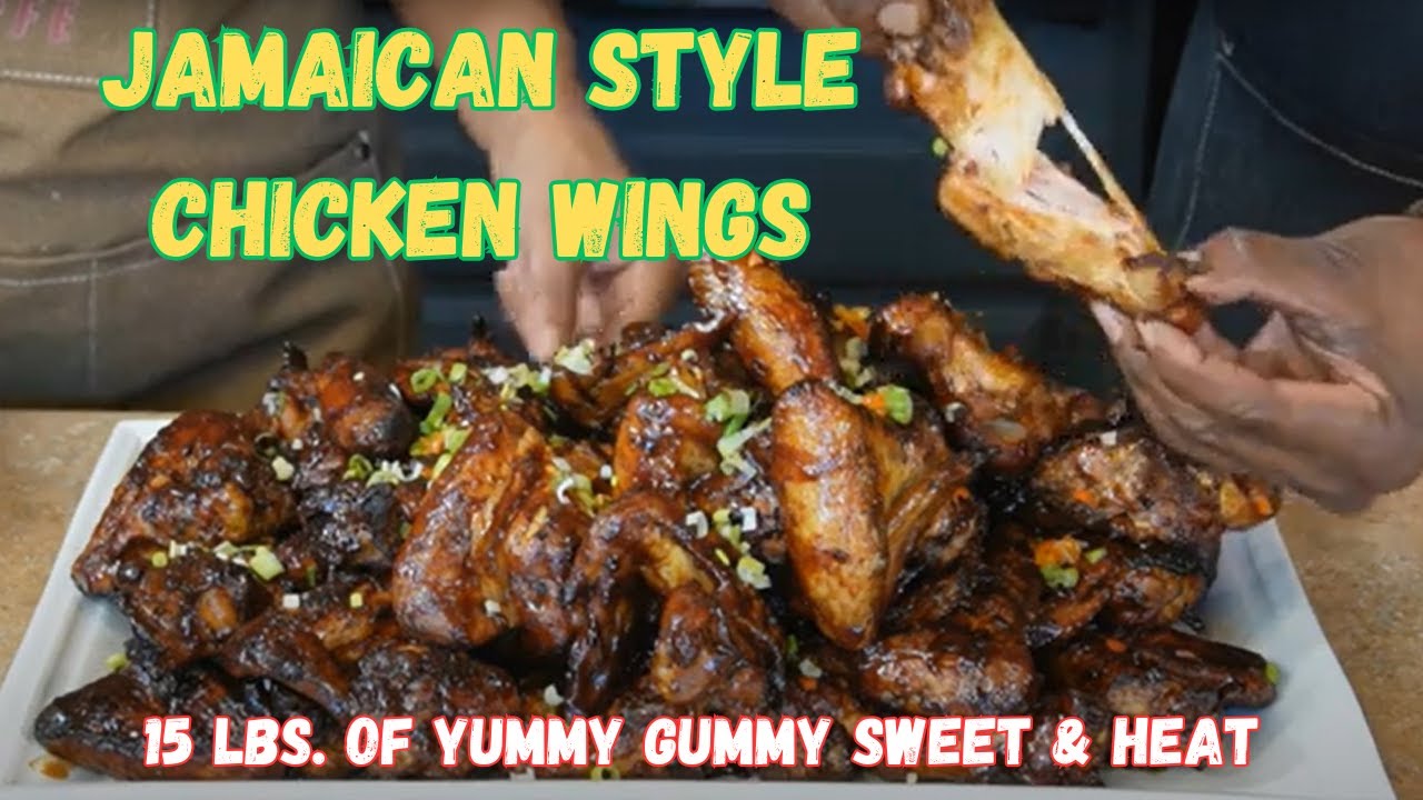 BEST YARD STYLE CHICKEN WINGS | YUMMY & GUMMY | #jamaicanfood # ...