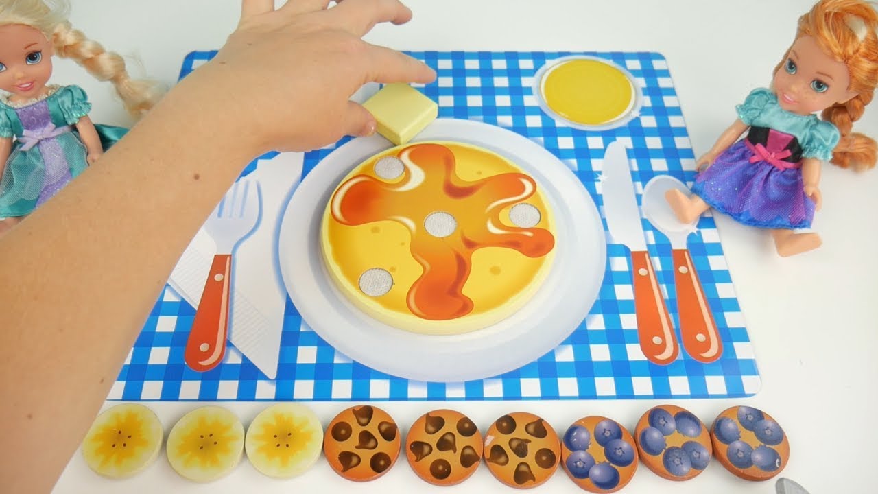 Anna and Elsa Toddlers Cooking and Play Food Playset for Children ...