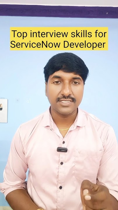 Servicenow developer interview preparation - YouTube