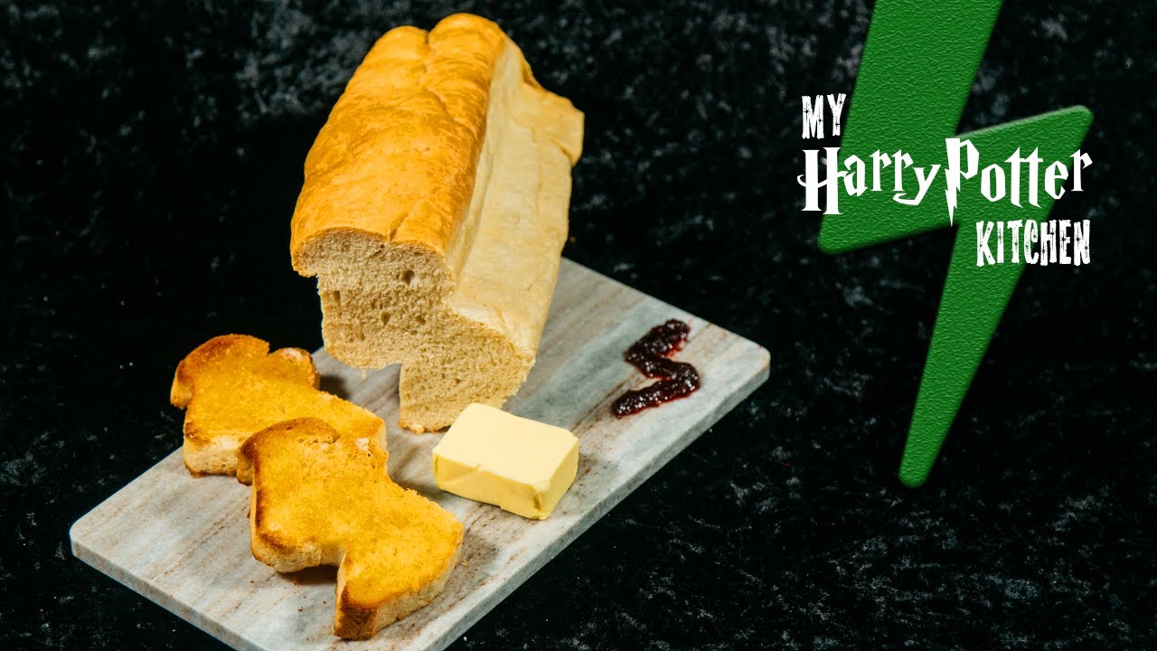 Lightning Bolt Toast | Homemade Bread Recipe | My Harry Potter Kitchen ...