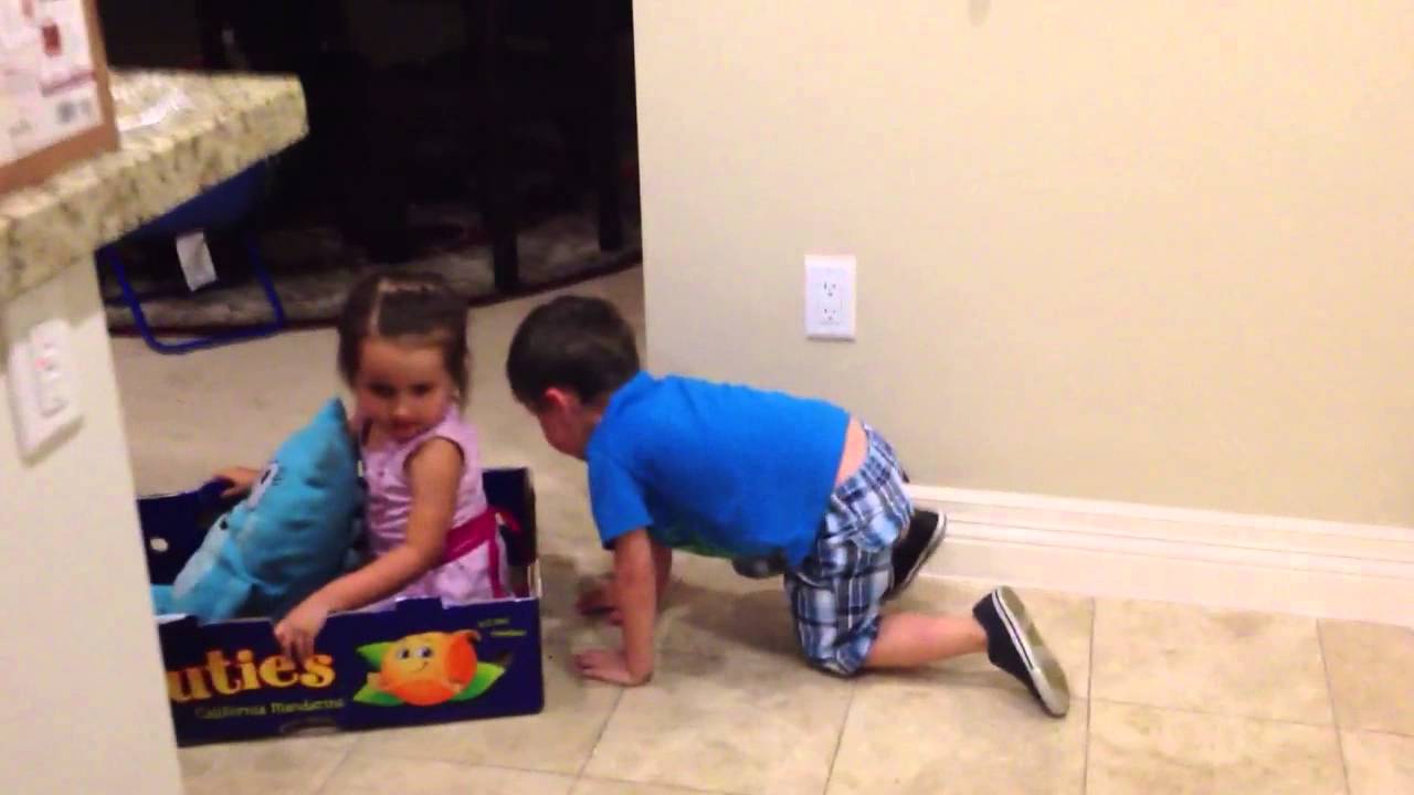 Kids with box - YouTube