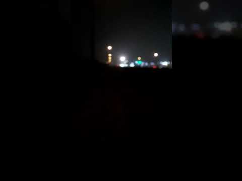 şamaxı şeheri gece görüntüsu