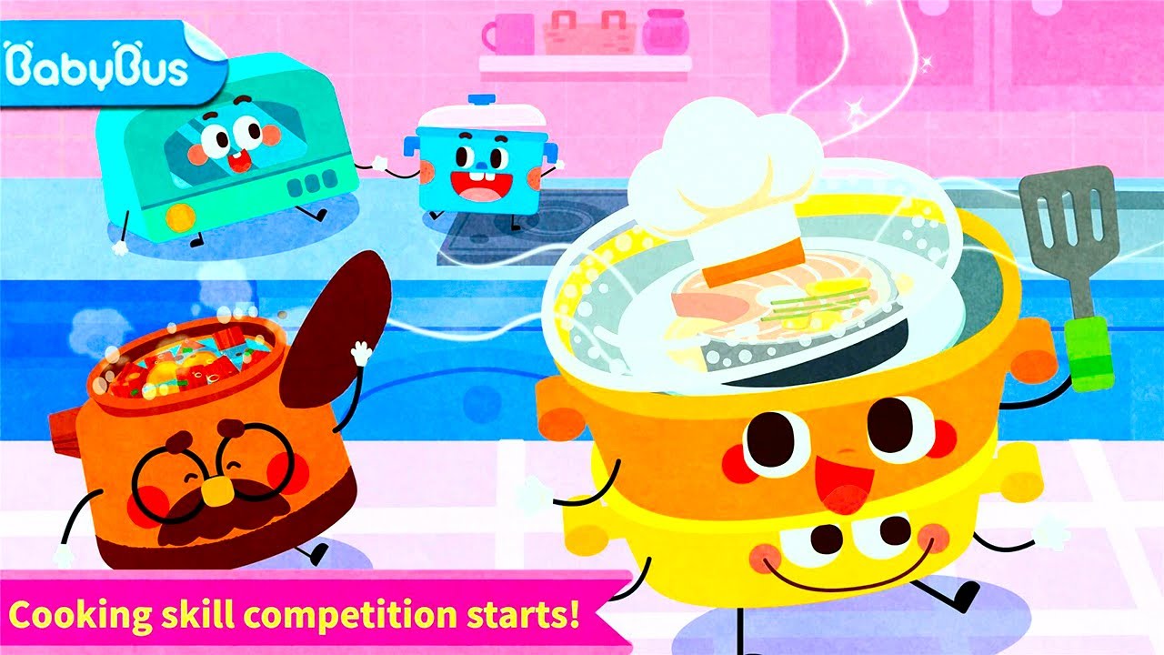 Baby Panda's Kitchen Party | Learning to cook in the kitchen | Babybus ...