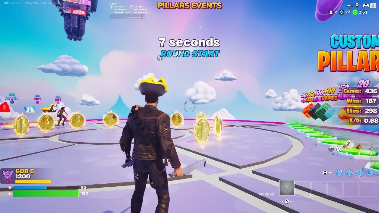 Fortnite pillars events - YouTube