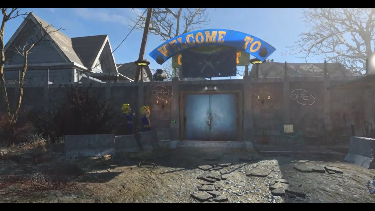 Fallout 4 Covenant Settlement Tour - YouTube