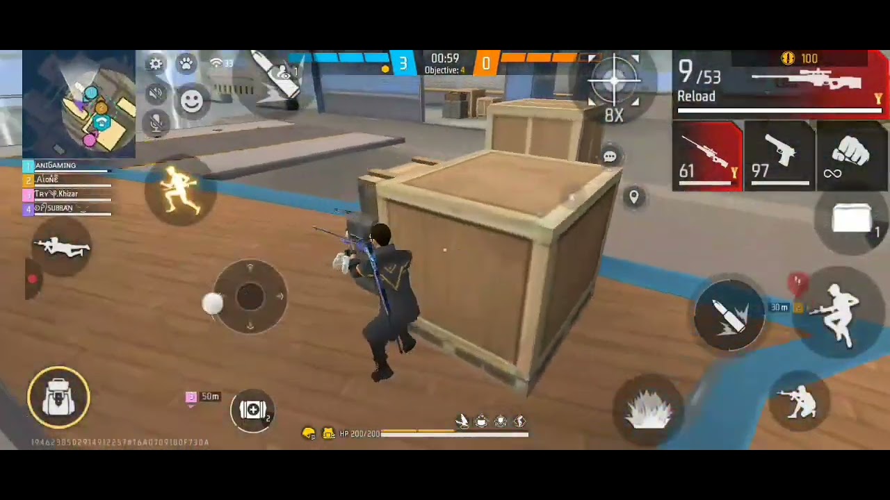 Free Fire 🔥 Solara gameplay | id: 8609745334 | Combo headshots and ...