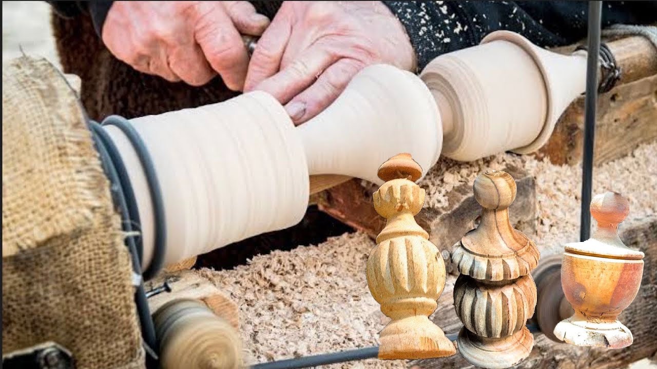 Amazing Woodturning : ANCIENT COT Legs & Showpieces| How To Make It ...