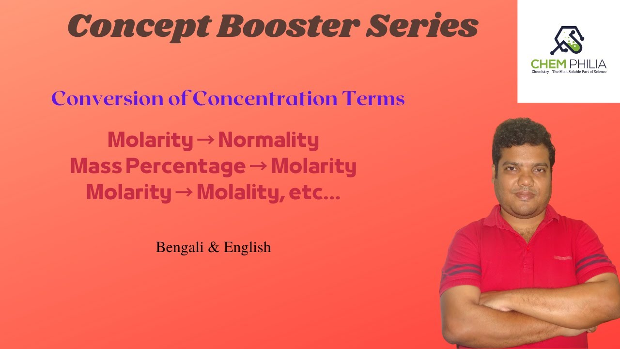 Concept Booster | Some Basic Concepts of Chemistry | Conversion of ...