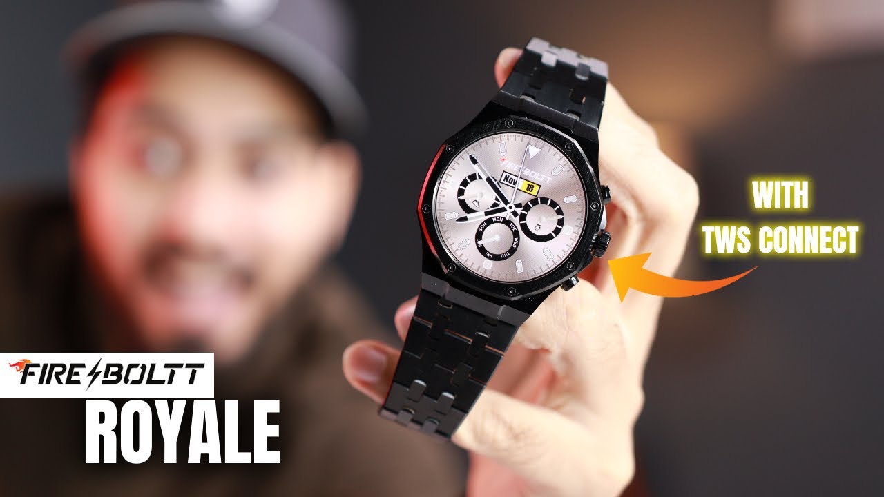 Fire Boltt Royale SmartWatch *UNBOXING* | LUXE EDITION | with TWS ...