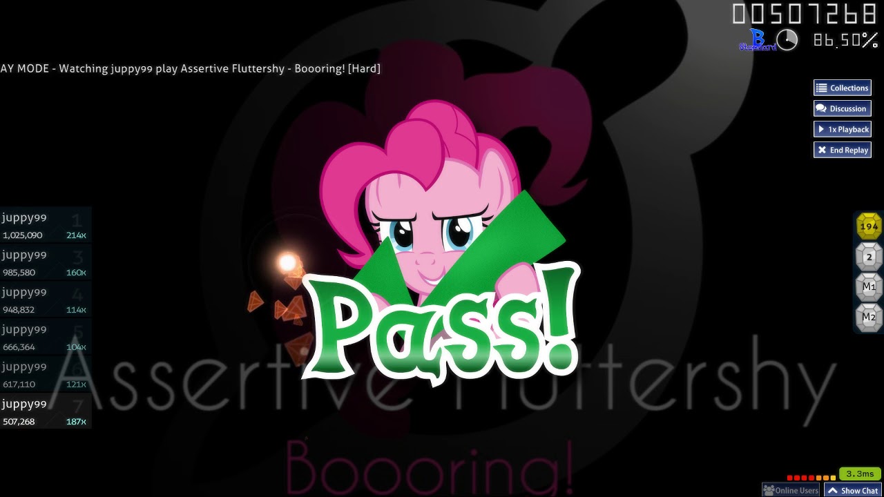 osu! Assertive Fluttershy - Booring! [Hard] - YouTube