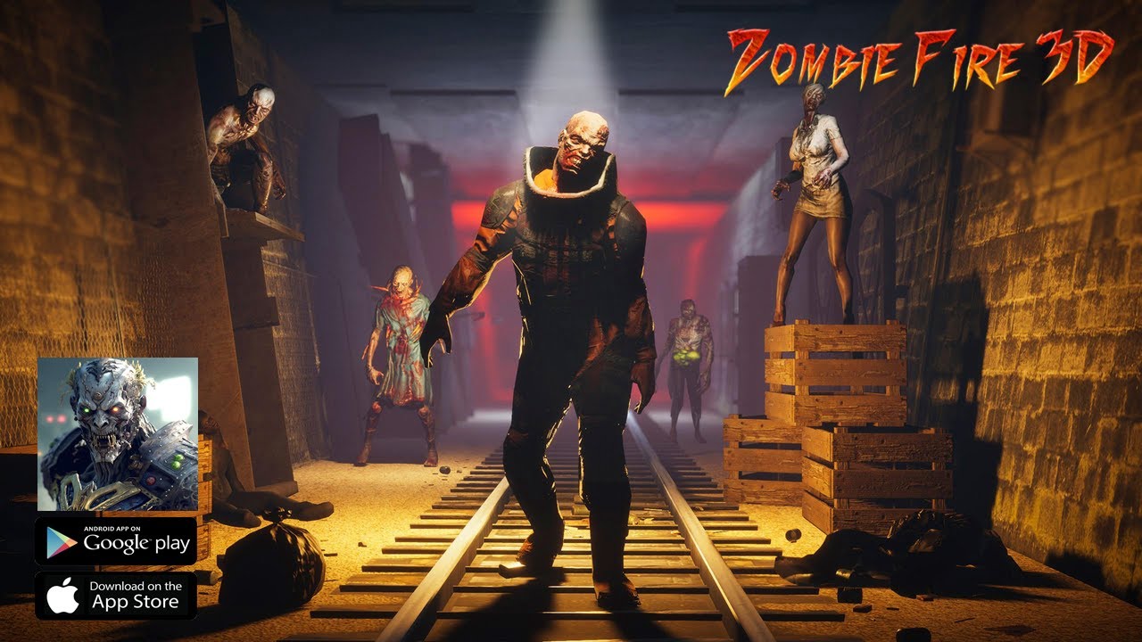 Zombie Fire 3D Gameplay (Android,iOS) | Offline Game - YouTube