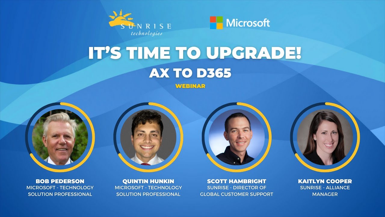 It's time to upgrade | AX to D365 - YouTube