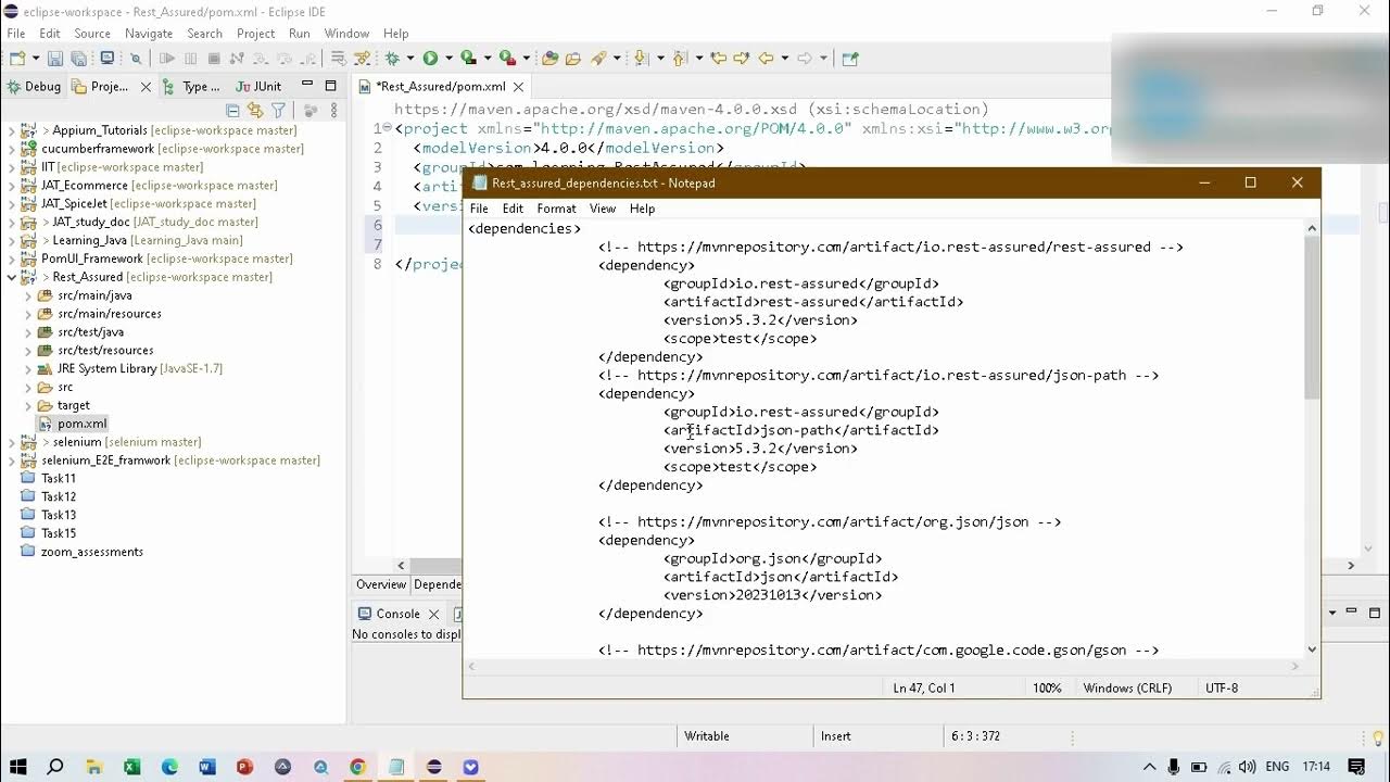 Rest assured setup in Eclipse | Api Testing |automation Testing | Rest ...