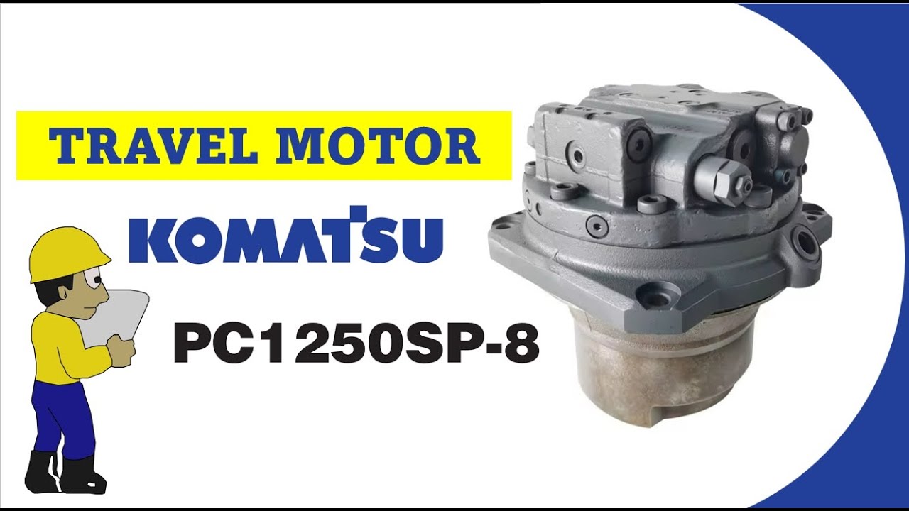 TRAVEL MOTOR PC1250-8 - YouTube