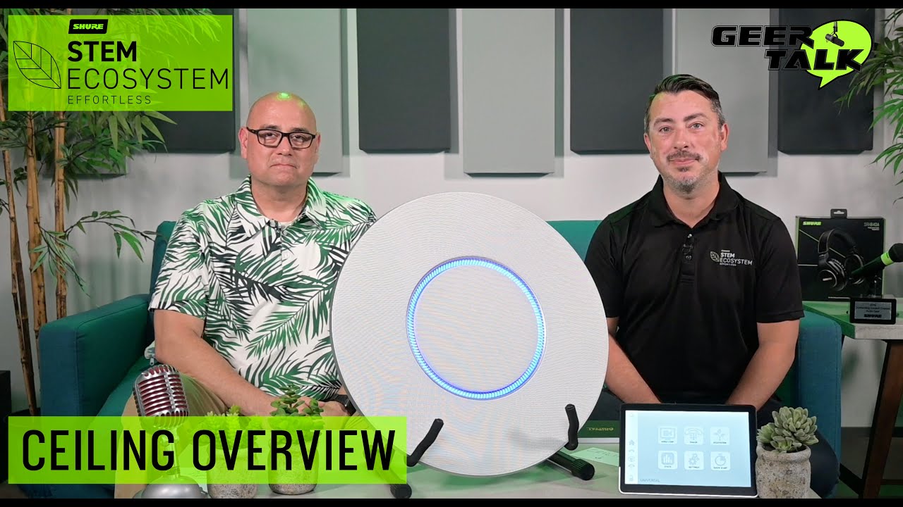 Shure Stem Ecosystem - Ceiling Overview - YouTube