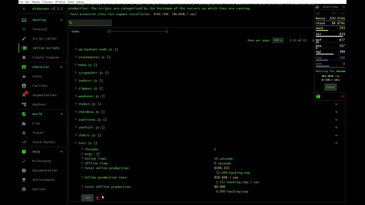 Bitburner Simple script for beginners - YouTube