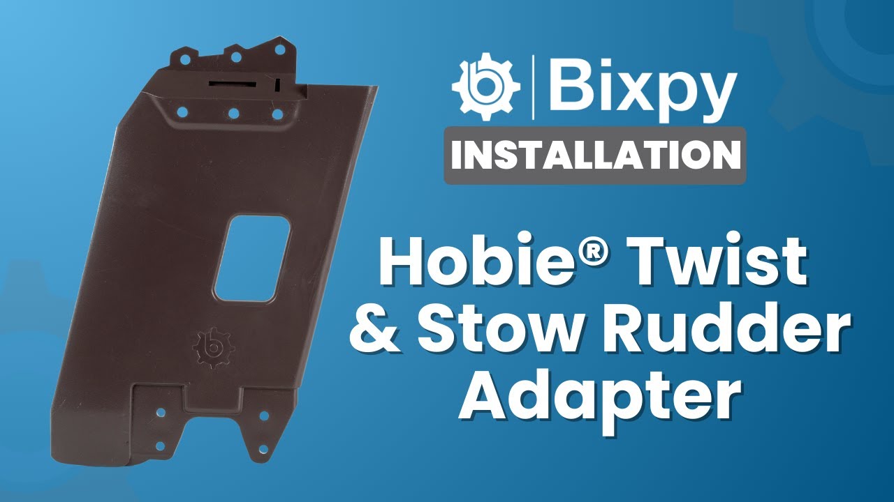 Twist & Stow Rudder Installation - YouTube