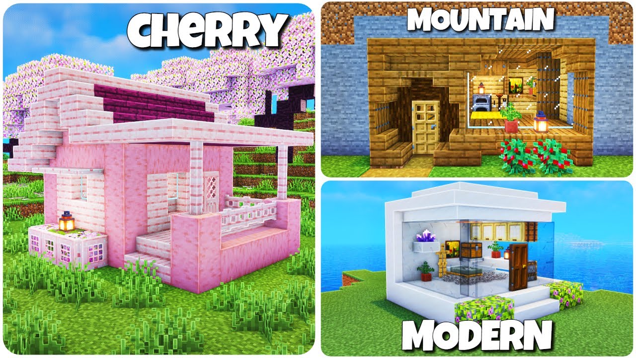 Minecraft : 3+ Starter Base Tutorial ⚒️ - YouTube