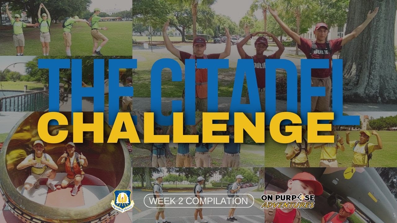 USA Air Force JROTC: The Citadel Challenge Week 2 by On Purpose Adventures - YouTube