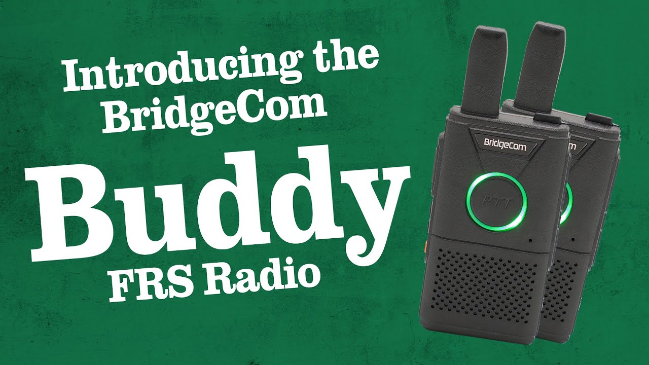 Introducing the BridgeCom Buddy FRS Handheld Radio - YouTube